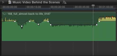 FCP X Audio Tutorial Part 3: How to Create Keyframes and Use the Range ...