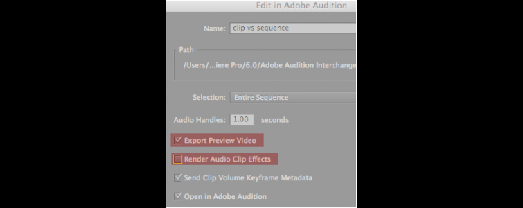 Sending an Audio Sequence from Premiere Pro to Audition - PremiumBeat