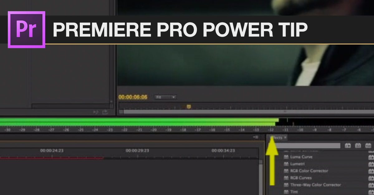 Power Tip: Horizontal Audio Meters in Premiere Pro - The Beat: A Blog ...