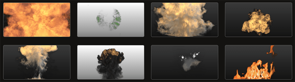 329 Free Action Elements for Video Editors