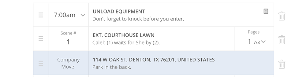 Studio Binder: The Call Sheet You Won't Throw Away