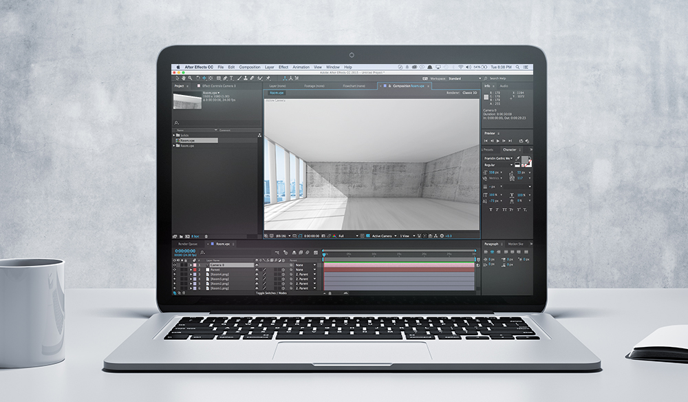 Simulating Depth Using Vanishing Points in After Effects
