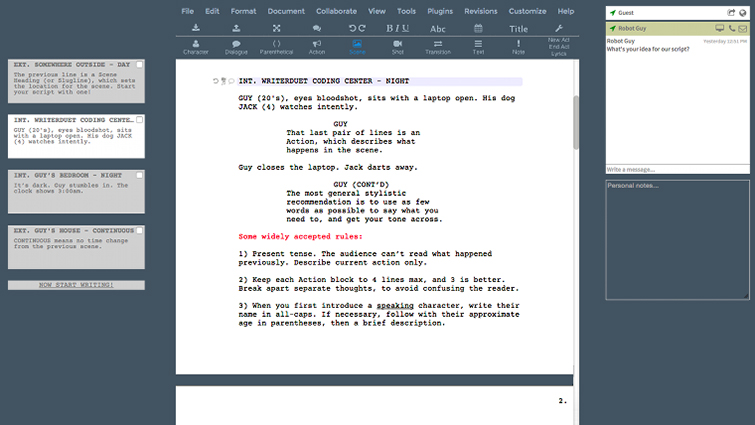 6 Free Scriptwriting Resources for Your Next Screenplay