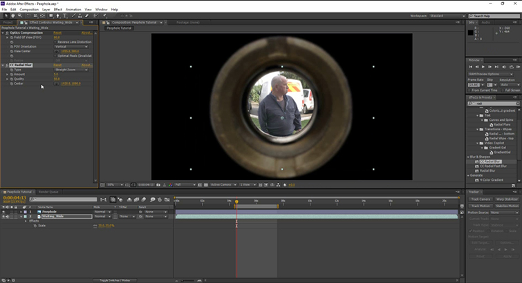 Video Tutorial: Create A Peephole POV in After Effects
