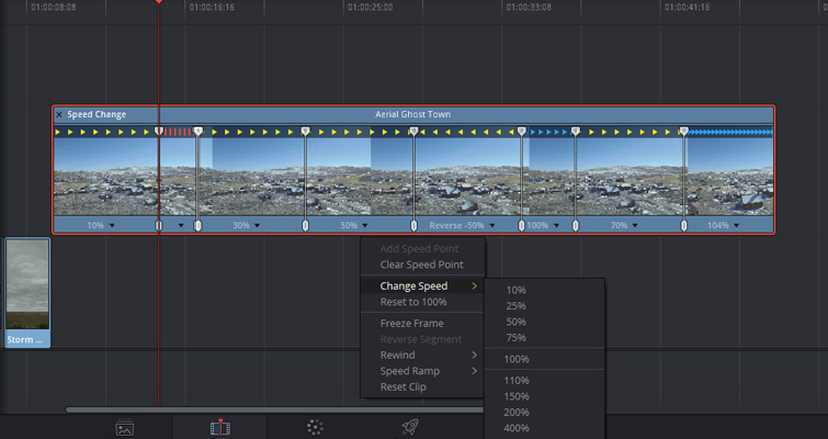 Speed Change Techniques In DaVinci Resolve
