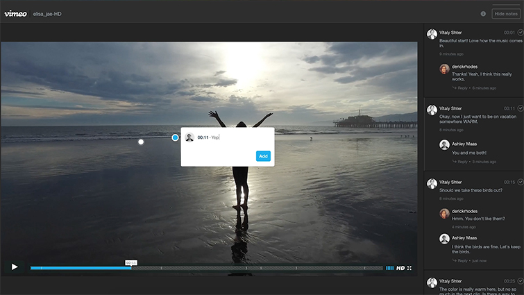 Vimeo Launches Built-in Video Review Tools