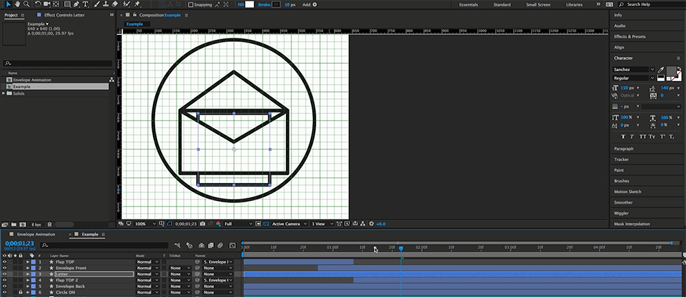 How to Create an Animated Envelope in After Effects