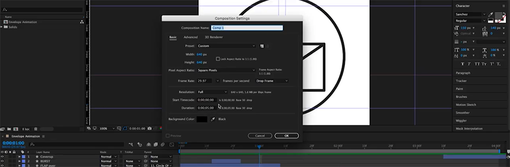 How to Create an Animated Envelope in After Effects