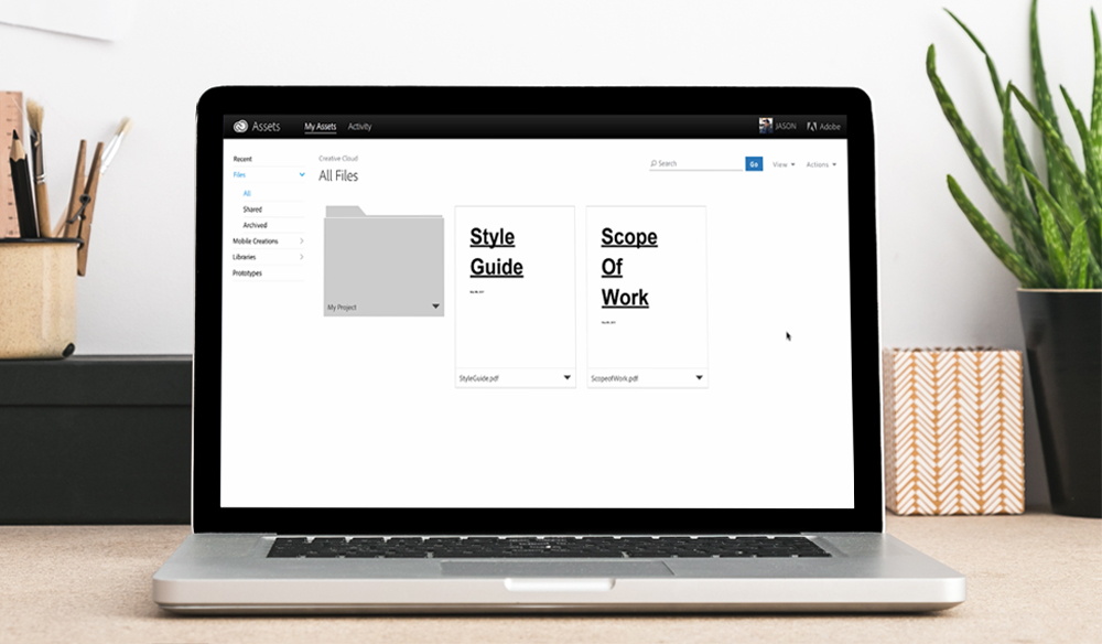 Manage Project Files and Assets Online in the Creative Cloud