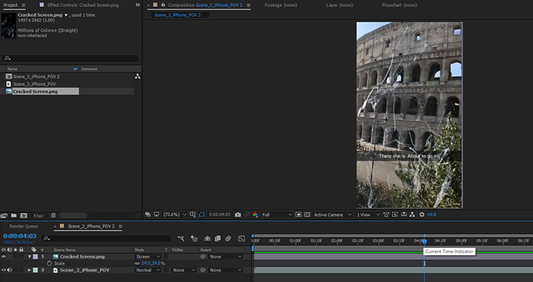 Create A Cracked Phone Screen Effect in After Effects