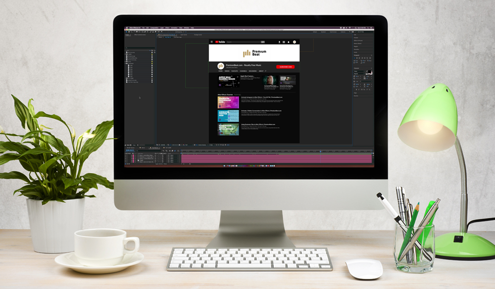 Create and Animate the YouTube UI in Adobe After Effects