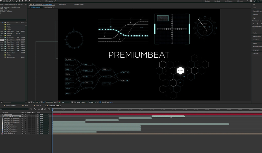 Create and Composite Sci-Fi UI Graphics in After Effects + FREE Assets