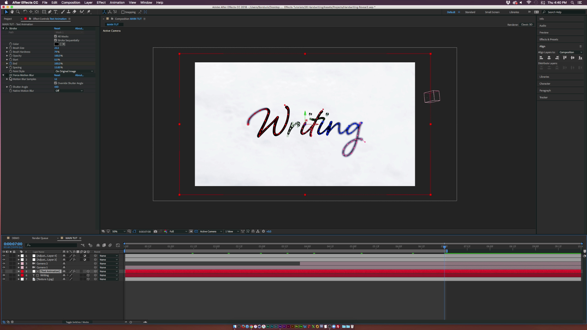 Animate Your Text with Handwriting Motion Graphics