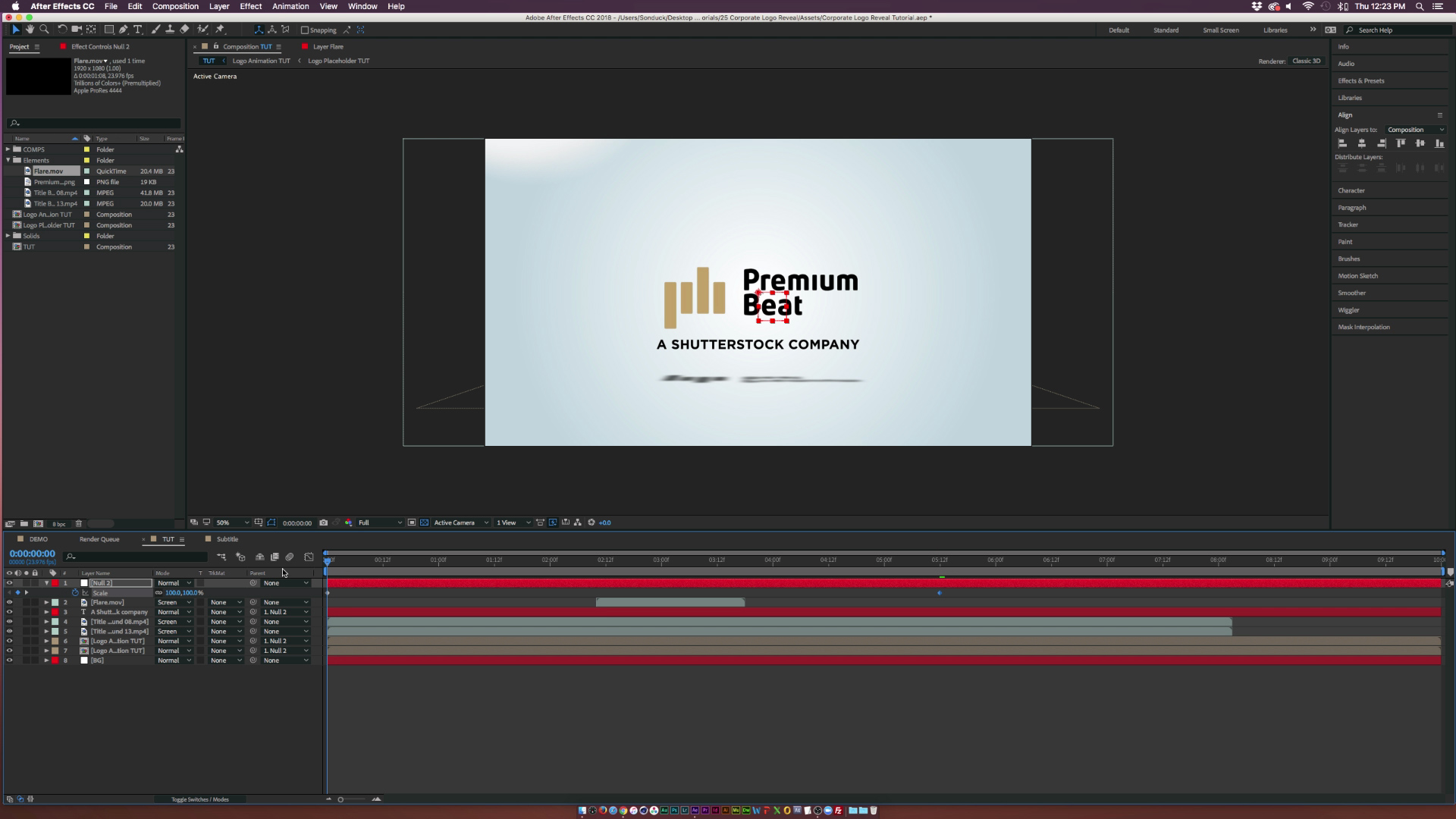Create a Clean Corporate Logo Intro with After Effects