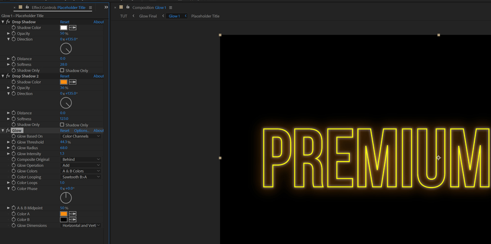Make Your Titles And Graphics Pop with This Advanced Glow Effect