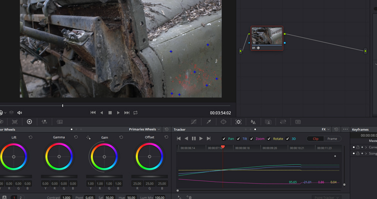 Remove Unwanted Shot Features with Resolve 15's Patch Replacer