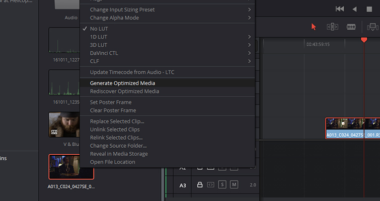 Quick Tip: How To Use Optimized Media In DaVinci Resolve