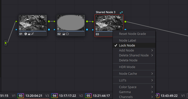 How To Use The Shared Node Feature In DaVinci Resolve 15