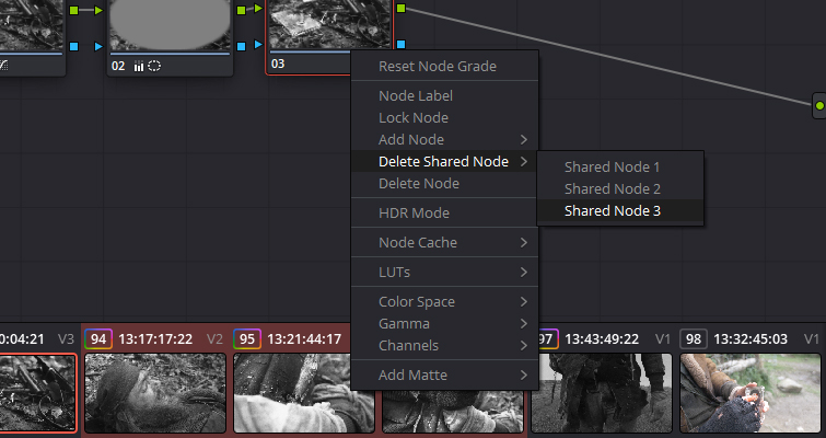 How To Use The Shared Node Feature In DaVinci Resolve 15