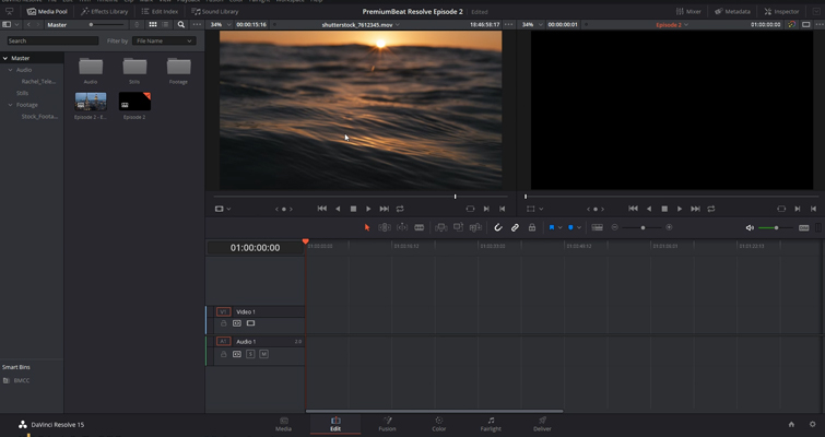 DaVinci Resolve 15 Video Crash Course — The Edit Page
