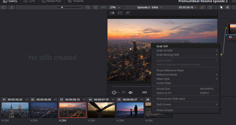 Quick Tip: Creating Stills and Pauses in Resolve