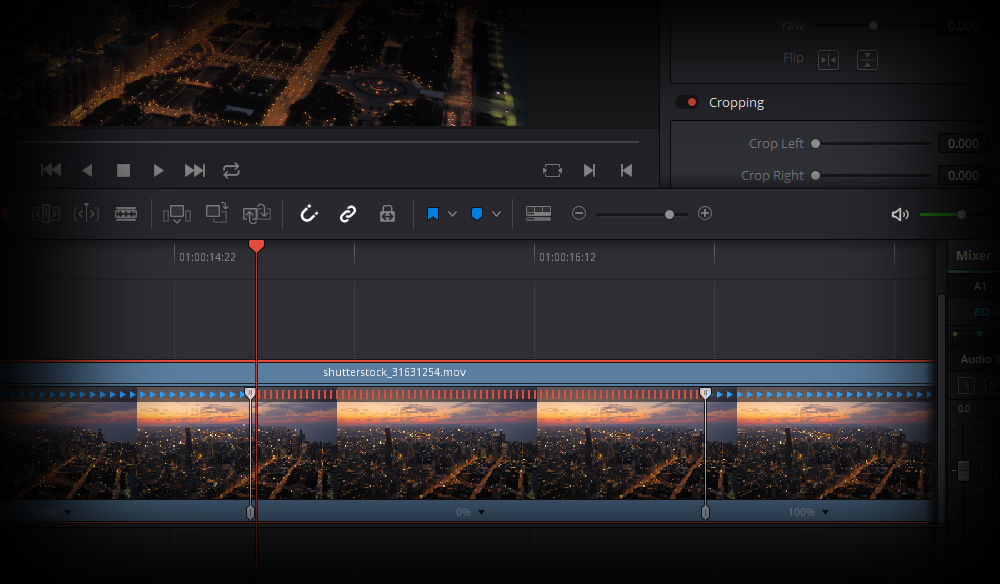 Quick Tip: Creating Stills and Pauses in Resolve