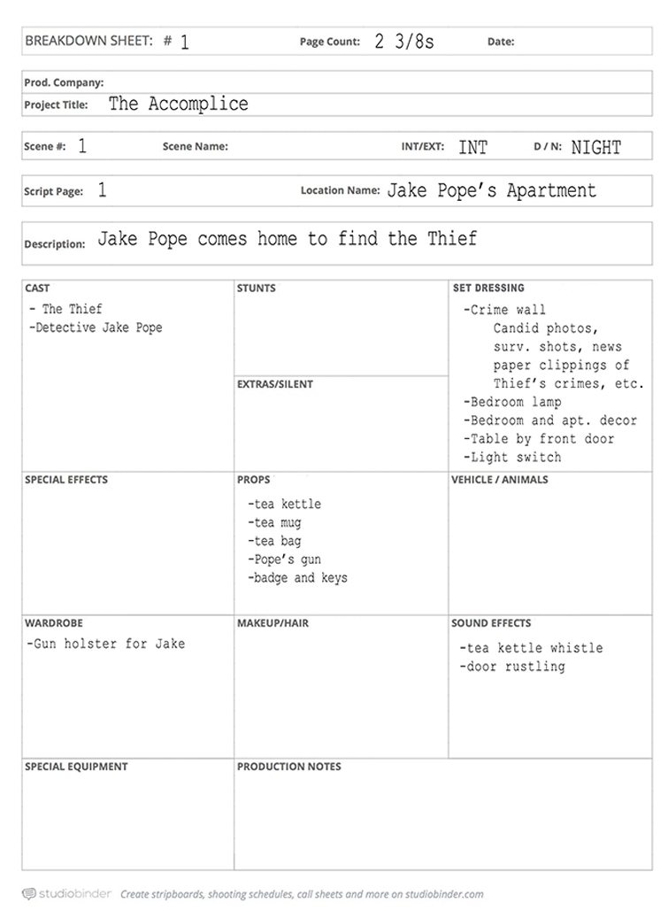 Pre-Production Tips: The Basics of Breaking Down a Script