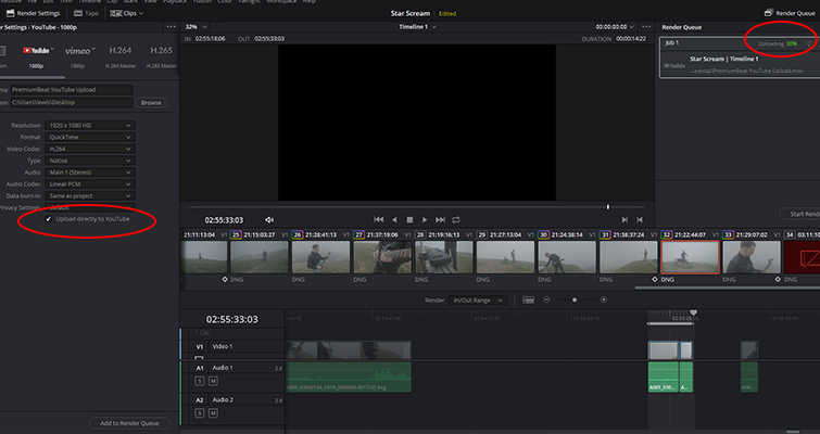 How to Upload to YouTube Directly from DaVinci Resolve 16