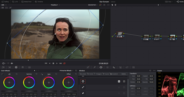Learn How to Fix a Variable ND Filter Vignette in DaVinci Resolve