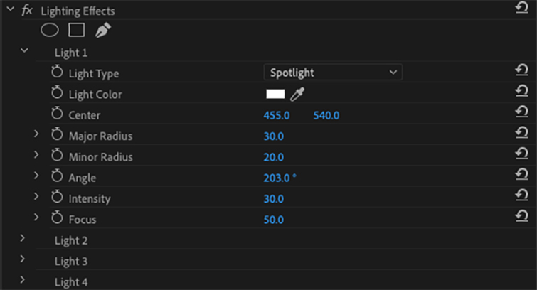 Using Lighting Effects in Premiere Pro