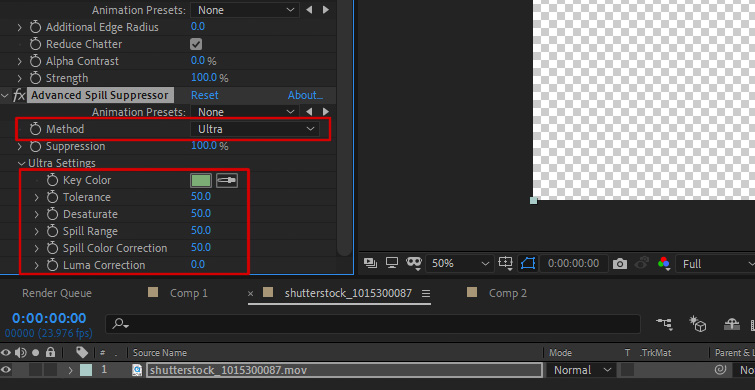 How to Key Green Screen Footage in After Effects