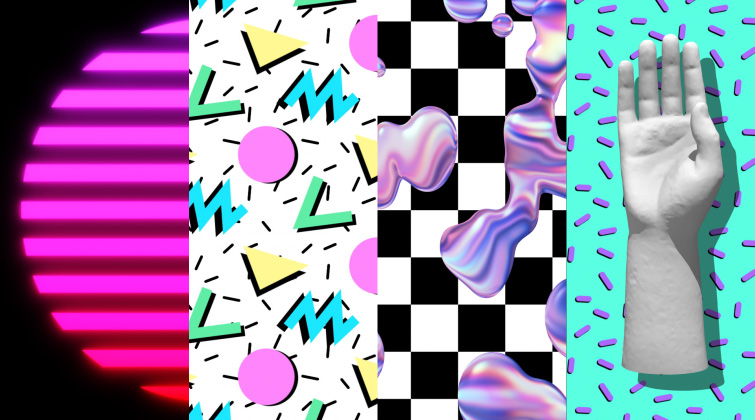 Free Vaporwave and Synthwave Graphics for Your Next Project