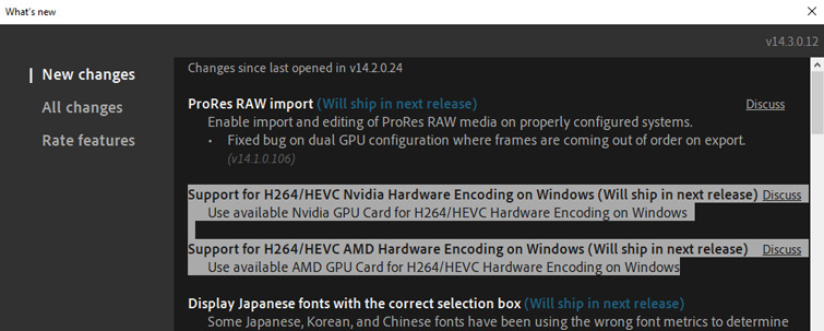 Hardware Accelerated Encoding Coming to Premiere and After Effects