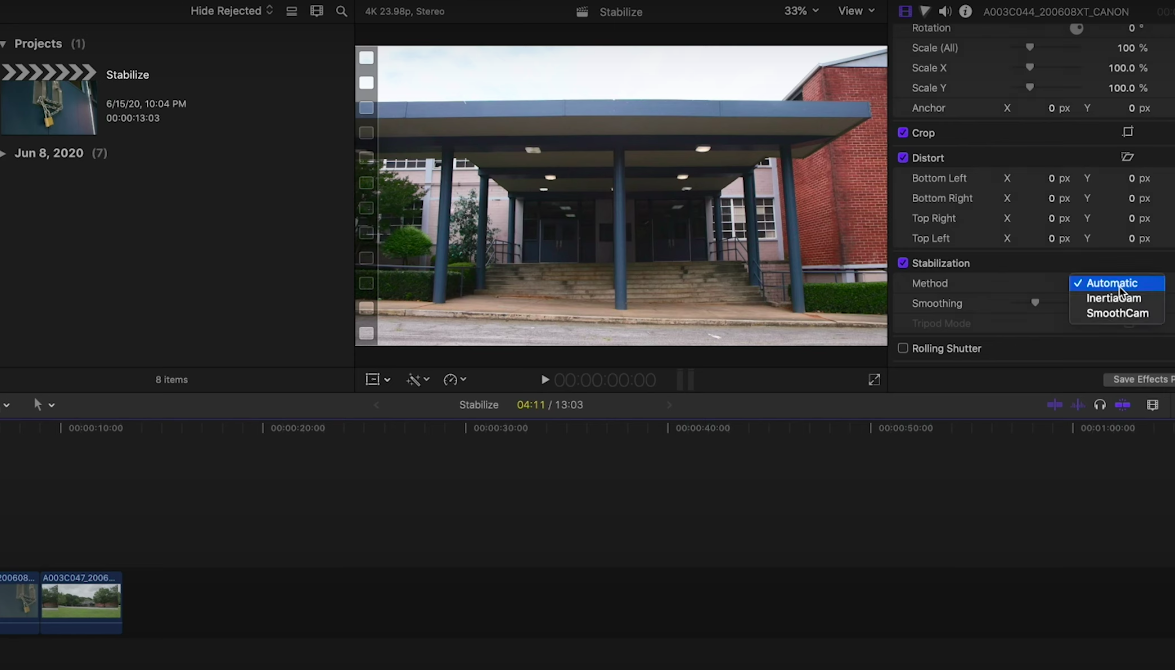 How to Quickly Stabilize Footage in Final Cut Pro - PremiumBeat