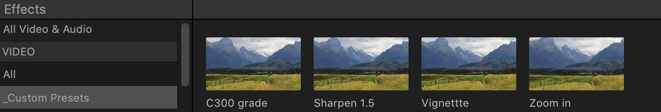 6 Must-Have FCPX Effects Presets for Video Editors