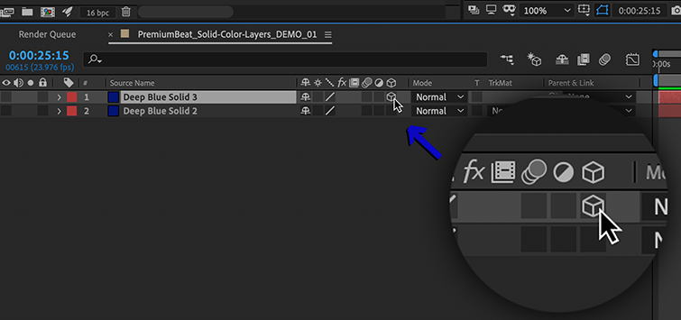 How to Create and Change a Solid Color Layer in After Effects
