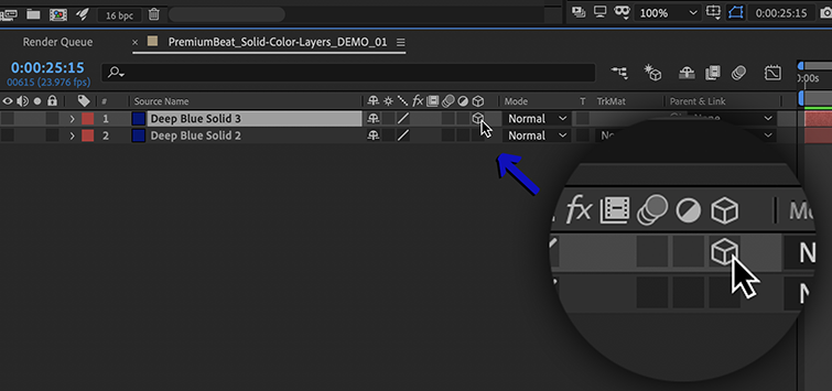 How to Create and Change a Solid Color Layer in After Effects