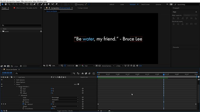 How to Animate Individual Letters in Adobe After Effects