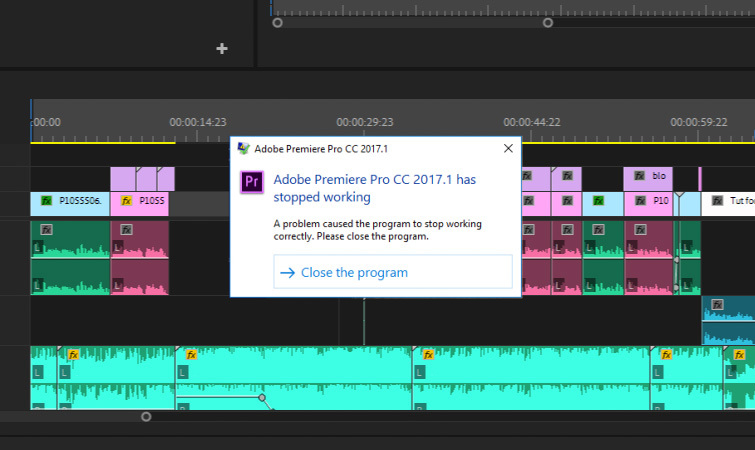 Why Premiere Pro Is Crashing and How to Make it Stop