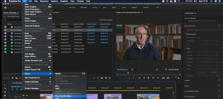 Using XML Files to Move Your Timeline to a Different NLE