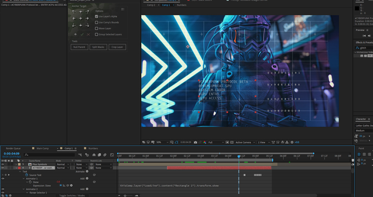 Create a Cyberpunk 2077-Inspired Boot-up Display in After Effects