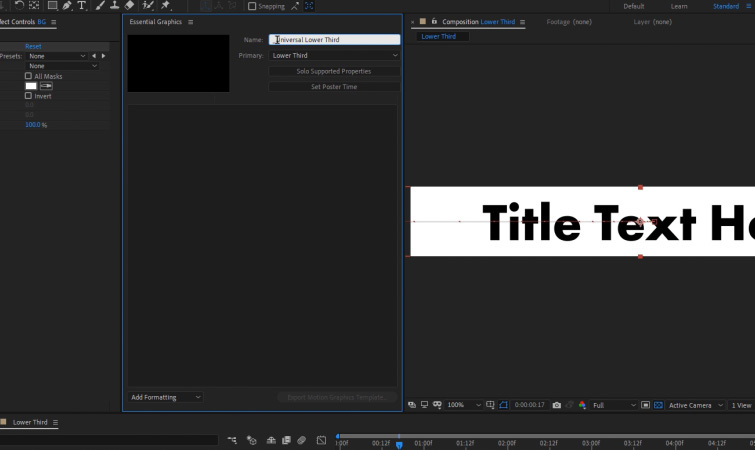 How to Make a Lower Thirds Template That You Can Reuse Anywhere