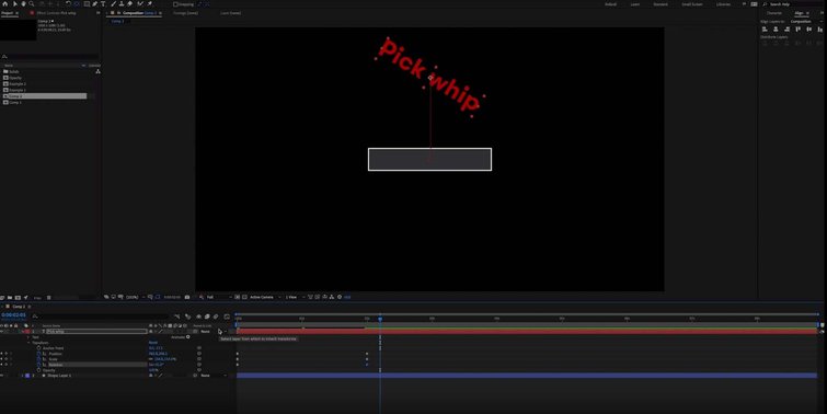 Using the Pick Whip for Motion Graphics in Adobe After Effects