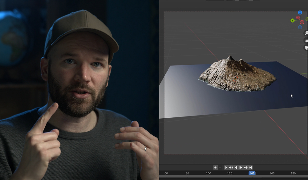 How to Create Real 3D Terrain in Blender (Without Plugins)