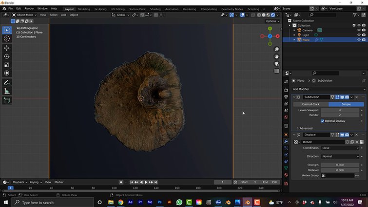 How to Create Real 3D Terrain in Blender (Without Plugins)