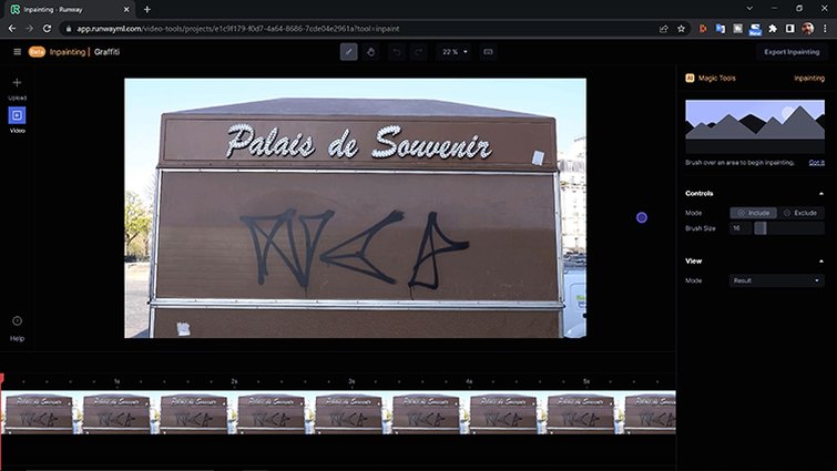 Remove Objects from a Video with One Brush Stroke?