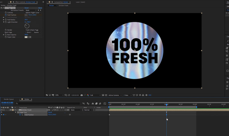 How to Create a Holographic Sticker Animation in After Effects