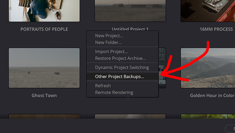 Your Guide to Working with Project Files in DaVinci Resolve