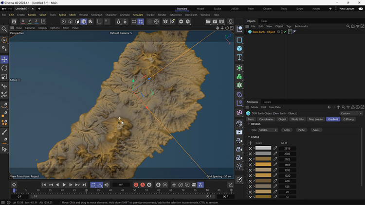 Create Real-World 3D Terrain in C4D with DEM Earth - The Beat: A Blog ...