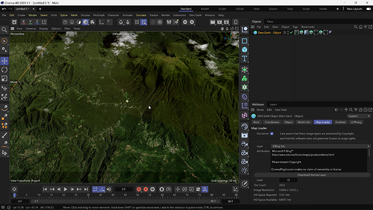 Create Real-World 3D Terrain in C4D with DEM Earth - The Beat: A Blog ...
